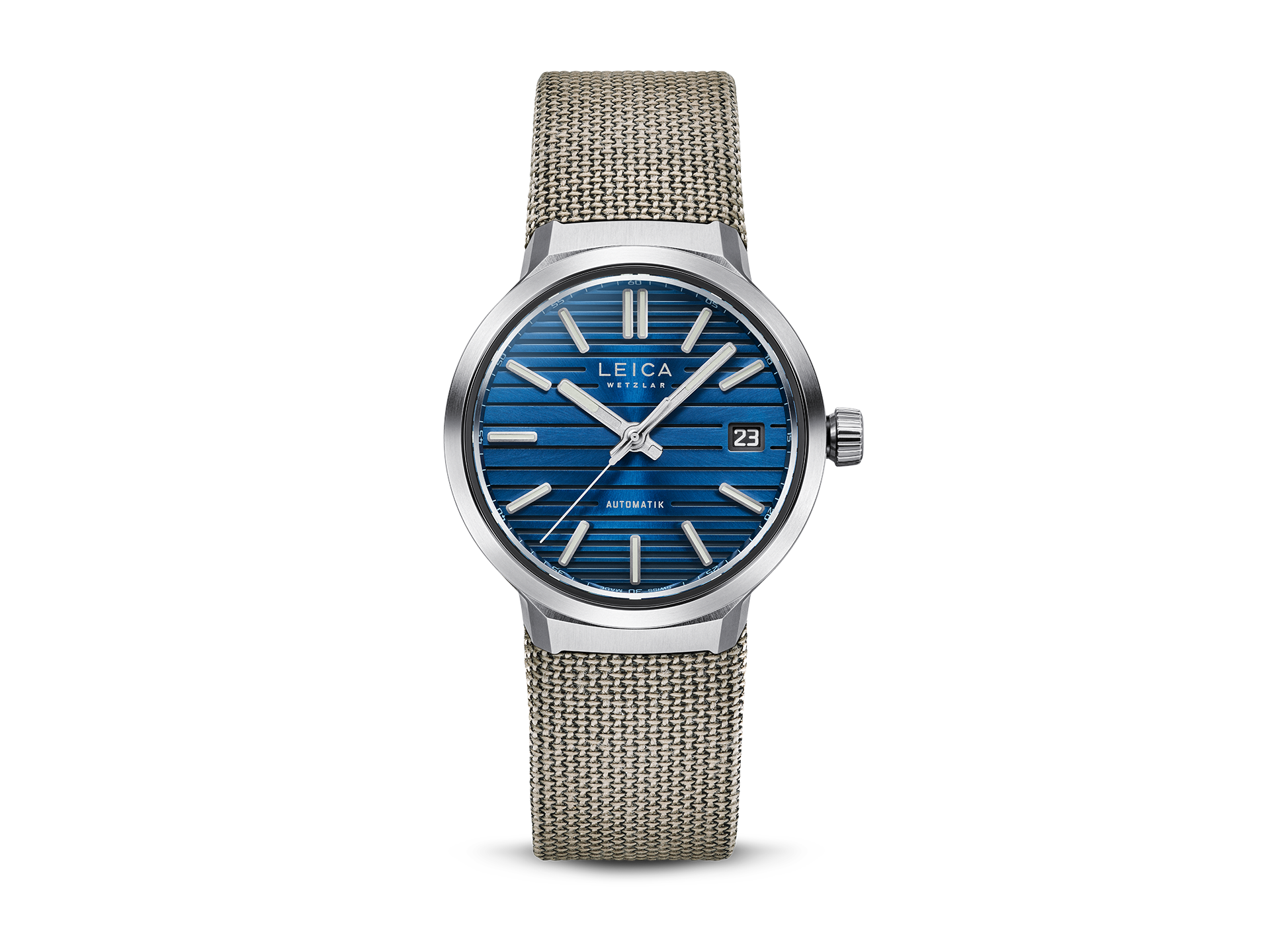 Leica Watch ZM 11 Midnight Blue, rubber strap, mounted stainless steel pin buckle | Leica Camera ...