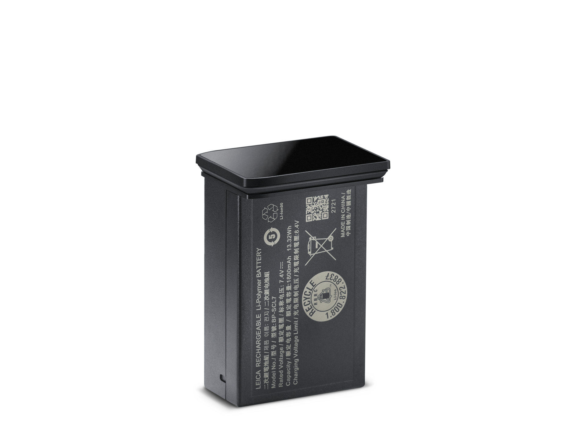 Battery BP-SCL7, glossy black | Leica Camera Online Store US