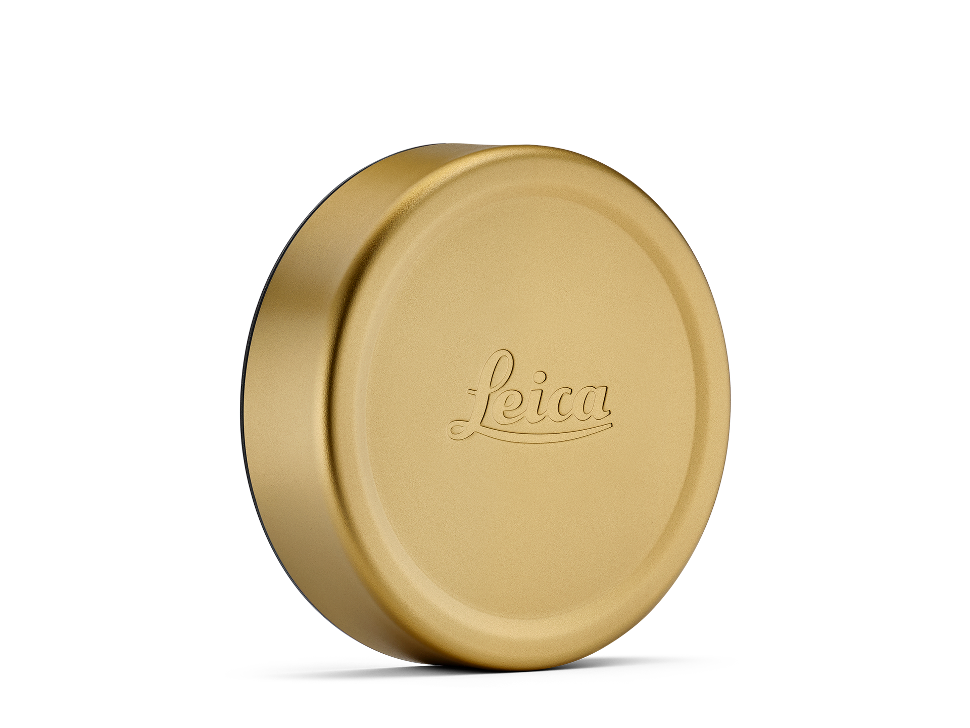 Lens cap Q, E49, brass, blasted finish | Leica Camera AG